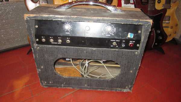 1963 Kay Combo Tube Amp Grey and White – Rivington Guitars
