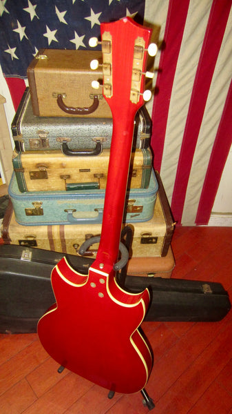 ~1963 Kay Red Devil Clean w/ Original Case – Rivington Guitars