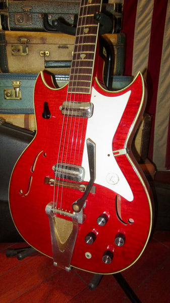 ~1963 Kay Red Devil Clean w/ Original Case – Rivington Guitars