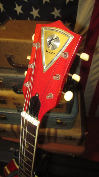~1963 Kay Red Devil Clean w/ Original Case – Rivington Guitars