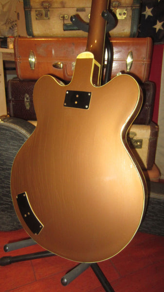 1967 Gretsch Model 6105 Rally Bamboo Yellow w/ Original Case ...