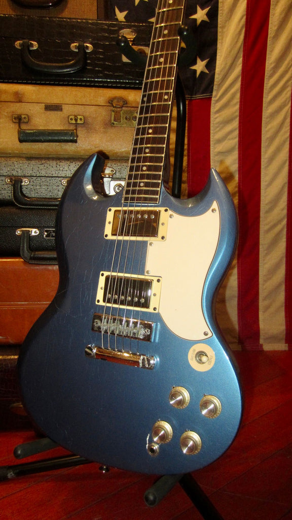 1972 Gibson SG Standard Pelham Blue – Rivington Guitars