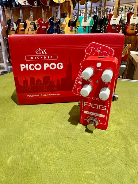 Electro Harmonix Pico POG Poly Octave Generator Red – Rivington Guitars